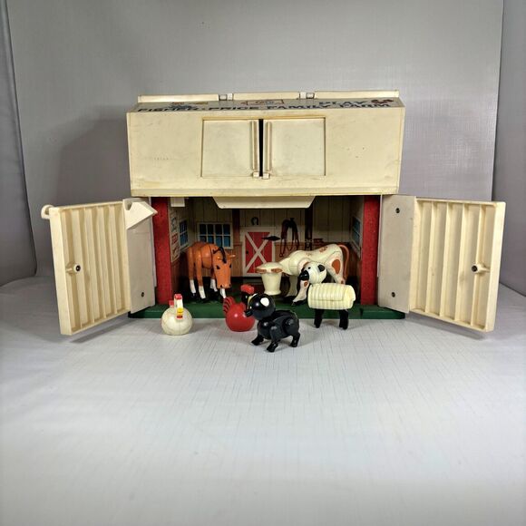 Fisher-Price | Toys | 967 Fisher Price Moo Barn Family Farm Animals ...